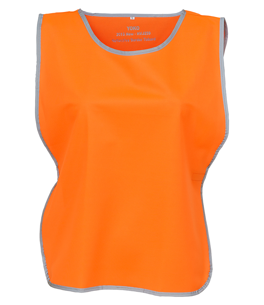 Kids Yoko Safety Tabards - Brook Hi Vis - 15 Colour Choices