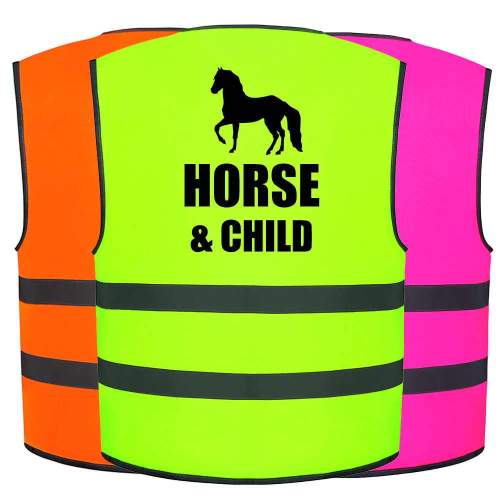 Horse And Child Reflective Children's Hi Vis Vest - Brook Hi Vis