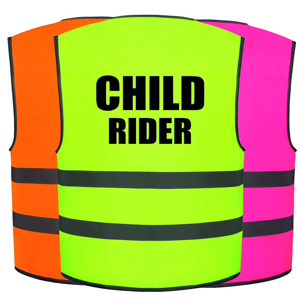 Child Rider Waistcoat Kids Hi Vis Vest - Brook Hi Vis - Child Top